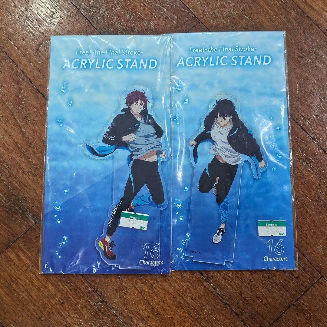 free! standees haru and rin, Hobbies & Toys, Memorabilia & Collectibles ...
