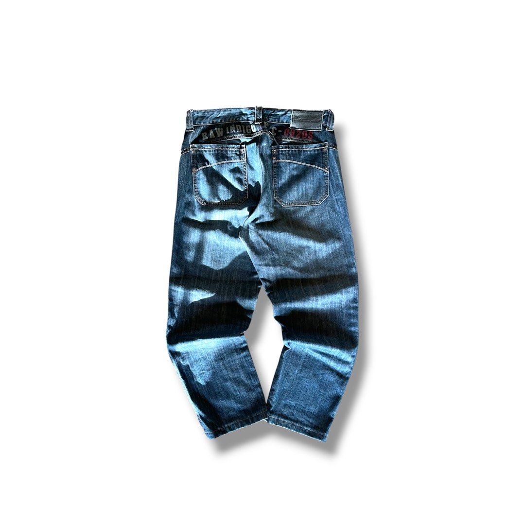 Fubu Raw Indigo IC Semi-Shiny., Men's Fashion, Bottoms, Jeans on Carousell