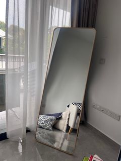 Full Length Mirror - White Frame, Furniture & Home Living, Home Decor ...