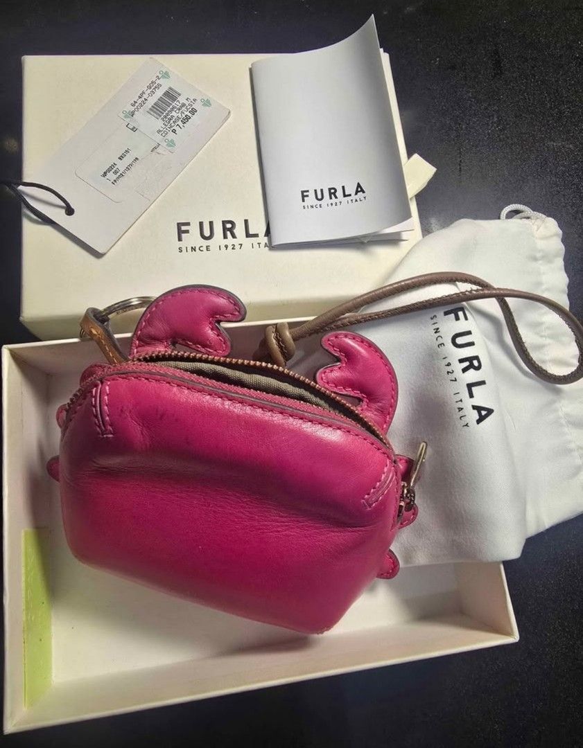 Furla Crab Coin Purse, Luxury, Bags & Wallets on Carousell