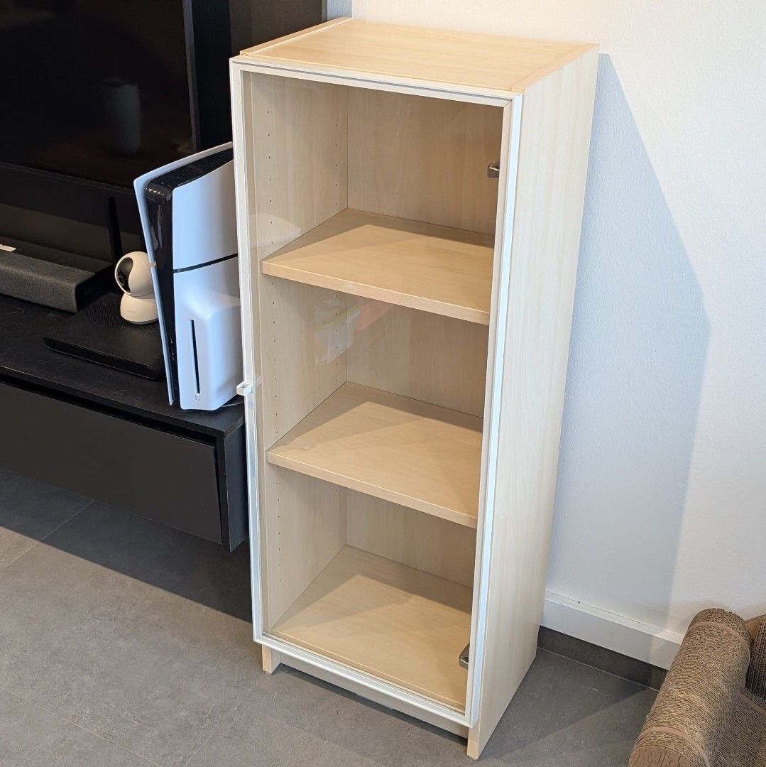 IKEA Display Cabinet with Glass Door, Furniture & Home Living ...