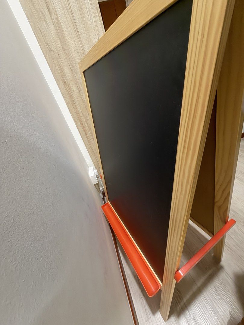 IKEA MALA Easel - Whiteboard & Chalkboard, Babies & Kids, Baby Nursery ...