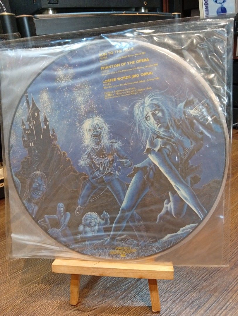 Iron Maiden Picture Disc Vinyl, Hobbies & Toys, Music & Media, Vinyls ...