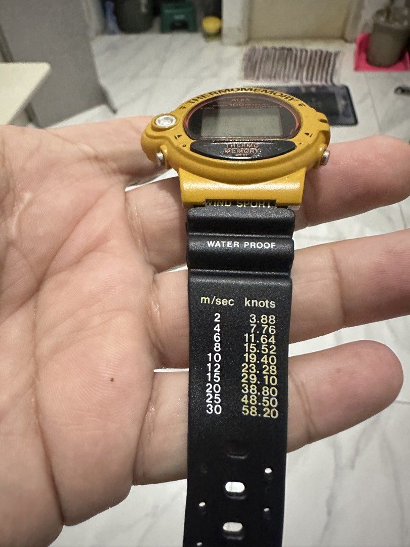 Jam Tangan Rare Vintage Jadul Alba Thermomemory not Casio Gshock Seiko ...