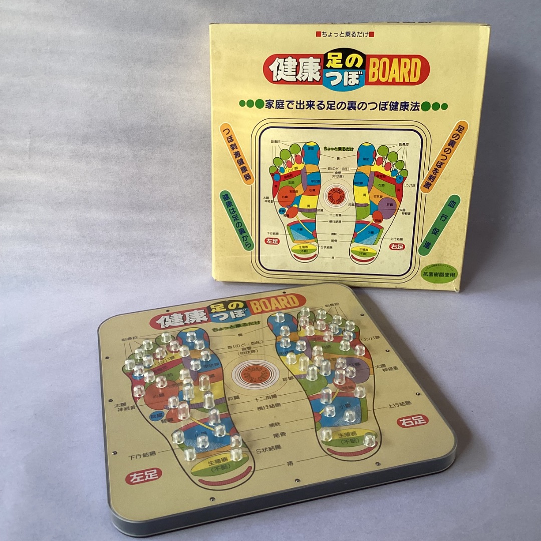 Japanese Health Board for foot reflexology with pressure point mapping ...