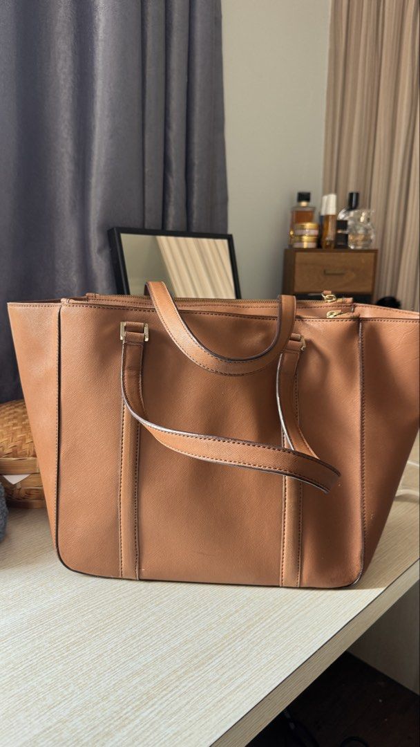 Kate Spade Brown Tote Bag, Women's Fashion, Bags & Wallets, Tote Bags ...
