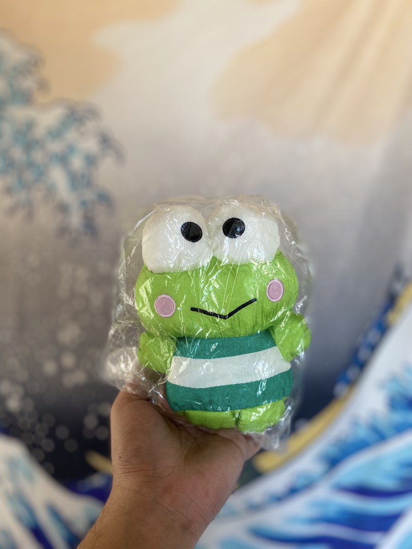 Keroppi Sanrio Fabric Plush, Hobbies & Toys, Toys & Games on Carousell