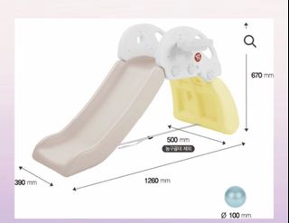 Pink Kids Slide - Indoor/Outdoor Fun, Hobbies & Toys, Toys & Games on ...