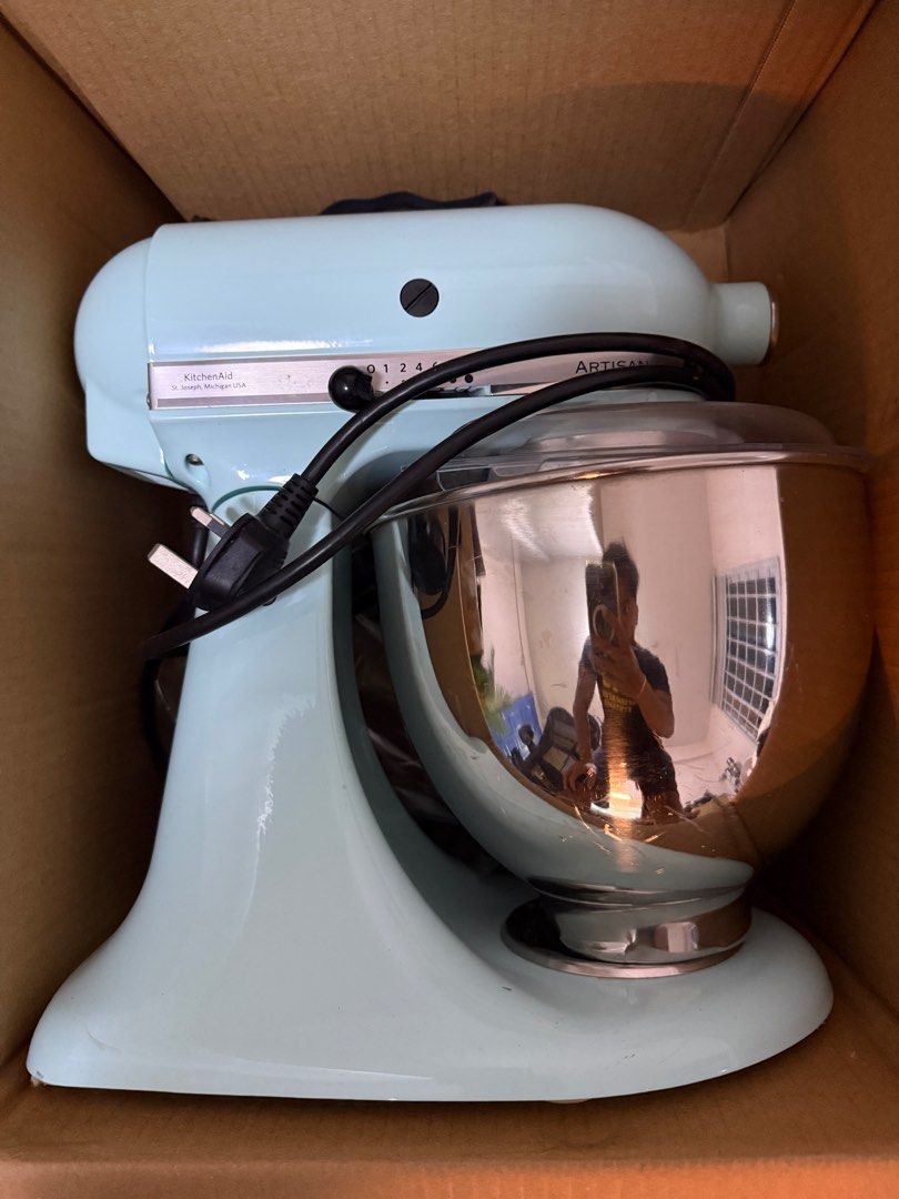KitchenAid Artisan Stand Mixer - Light Blue, TV & Home Appliances ...