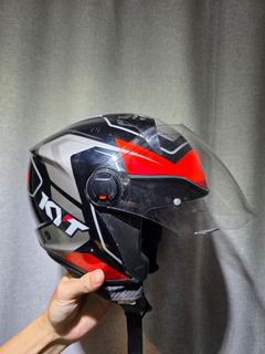 KYT TTR JET 3 NATION HELMET, Motorcycles, Motorcycle Apparel on Carousell