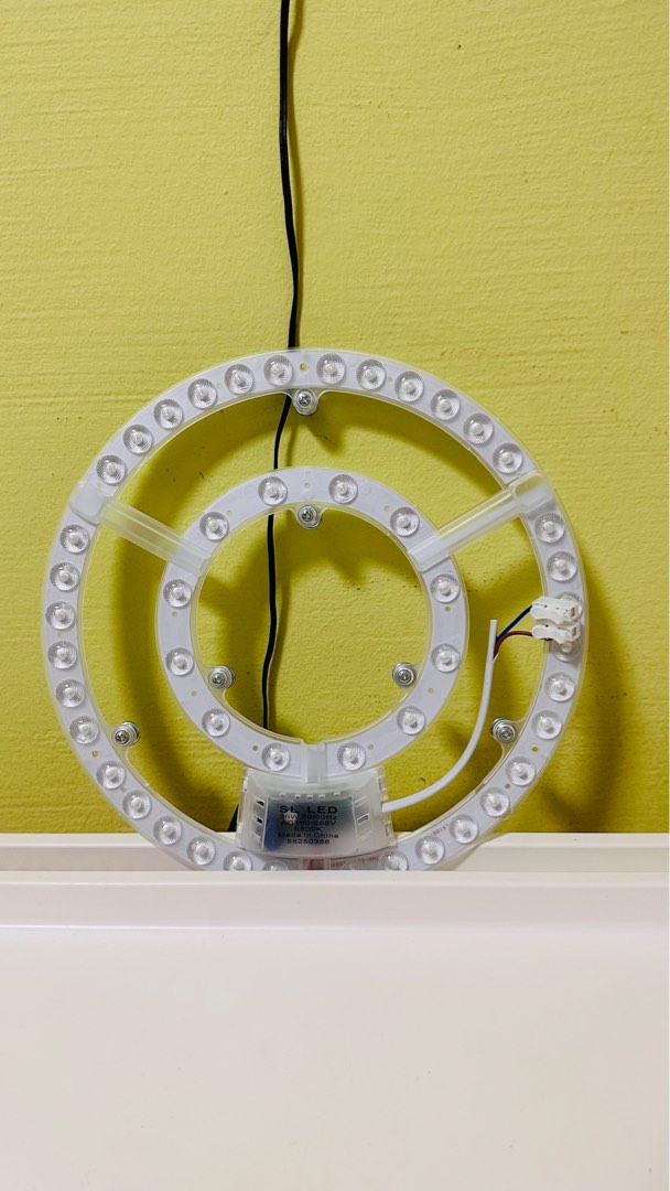 LED Circular Lamp, Furniture & Home Living, Lighting & Fans, Lighting ...