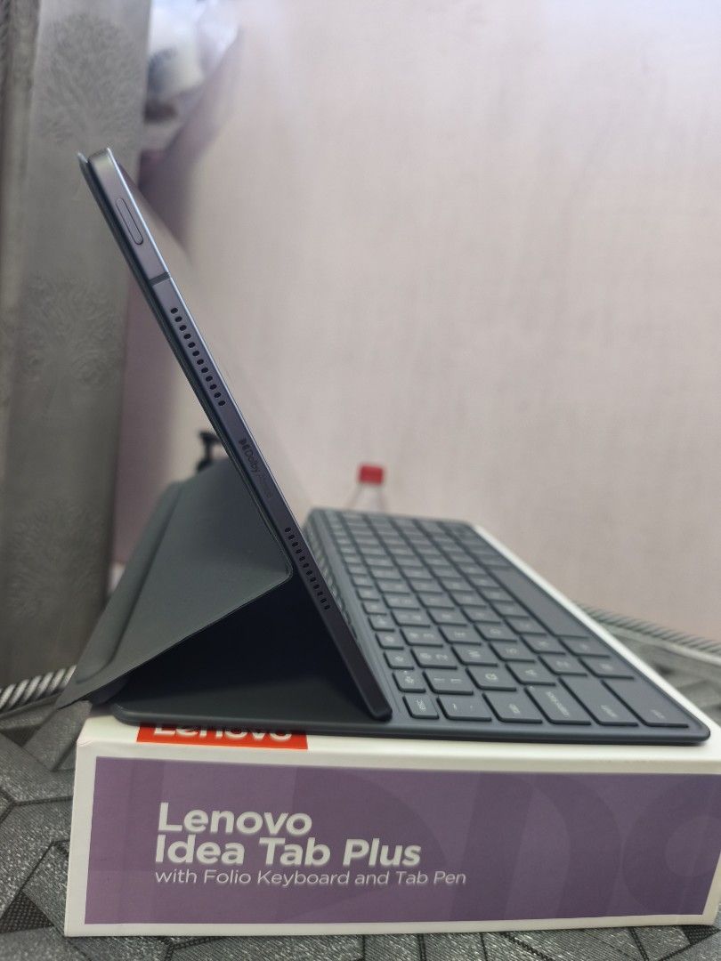 Lenovo Idea Tab Plus Tablet with Folio Keyboard, Computers & Tech ...