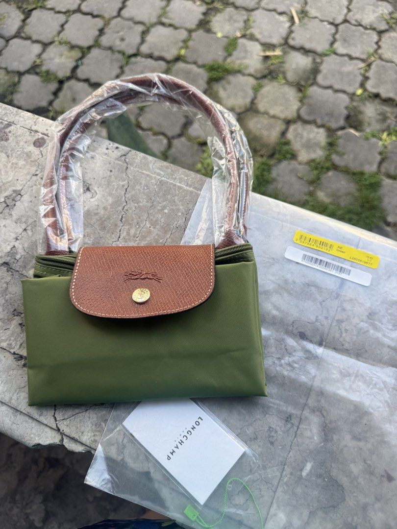 LONG CHAMP MEDIUM SIZE LONG HANDLE TOTE BAG (green), Announcements on ...