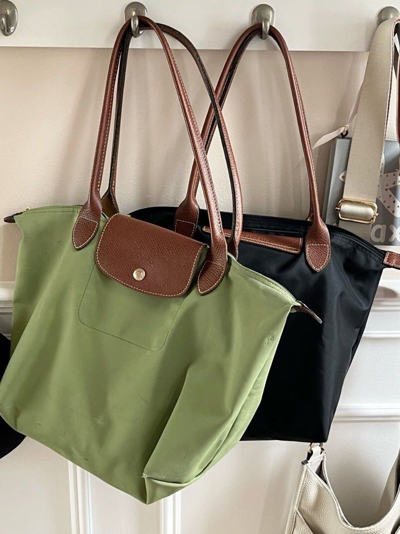 Longchamp Classic green tote bag, Luxury, Bags & Wallets on Carousell