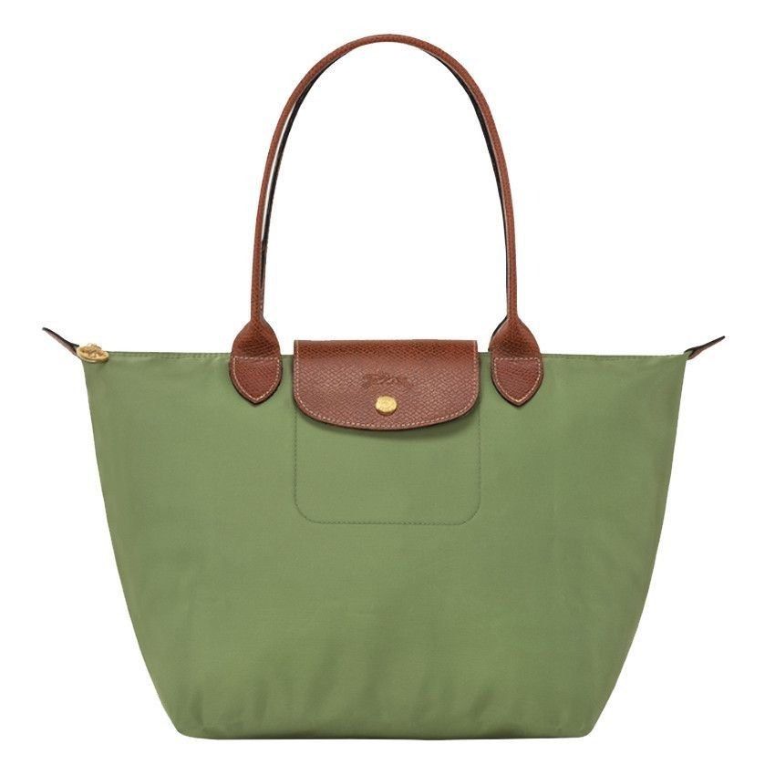 Longchamp Classic green tote bag, Luxury, Bags & Wallets on Carousell