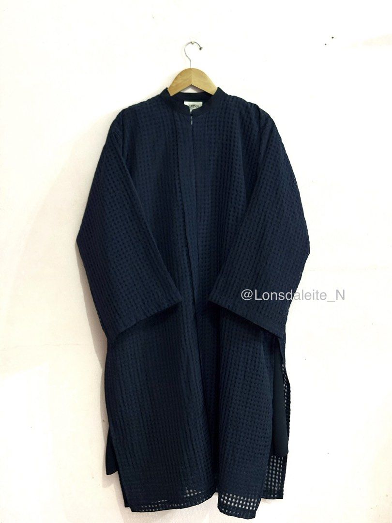 Lumna Design Kesuma Baggy Kurung in Navy Blue, Women's Fashion ...