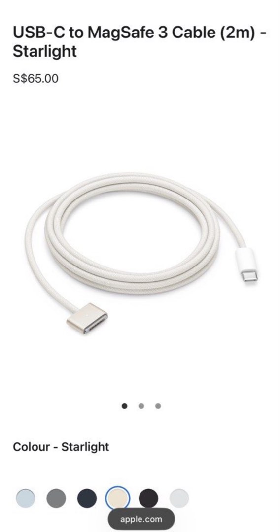Apple MacBook Charger - MagSafe, Computers & Tech, Parts & Accessories ...