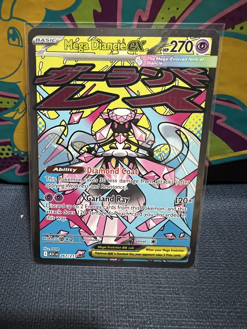 Mega Diancie EX 267/217 Pokemon Card, Hobbies & Toys, Toys & Games on ...
