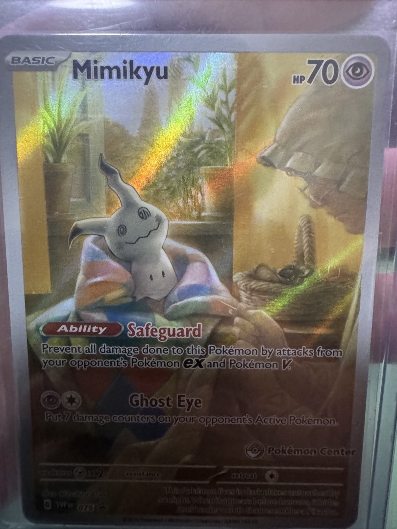 Mimikyu Pokemon Centre Promo, Hobbies & Toys, Toys & Games on Carousell