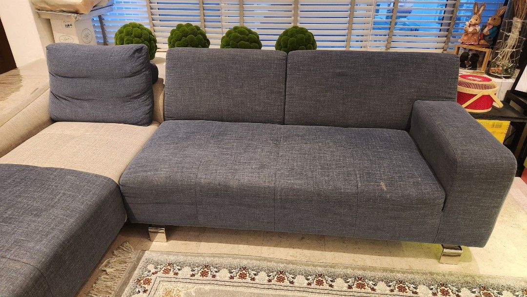 Modular Sofa - Dark Blue, Furniture & Home Living, Furniture, Sofas on ...