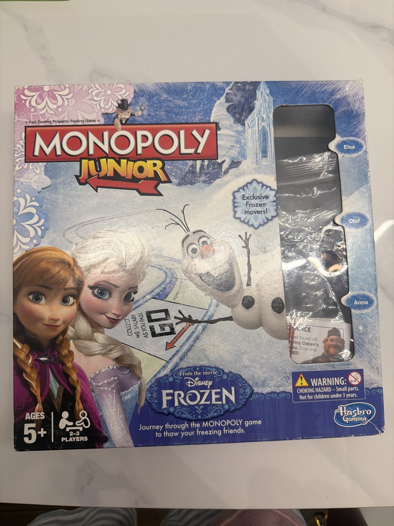 Monopoly Junior Frozen Board Game, Hobbies & Toys, Toys & Games on ...