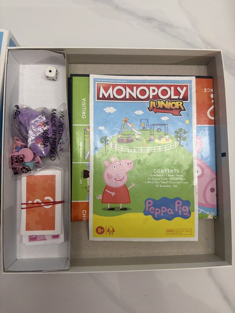 Monopoly Junior Peppa Pig Board Game, Hobbies & Toys, Toys & Games on ...