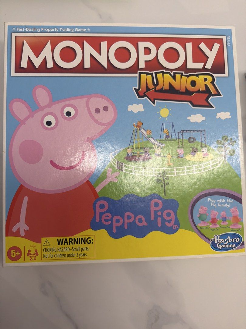 Monopoly Junior Peppa Pig Board Game, Hobbies & Toys, Toys & Games on ...