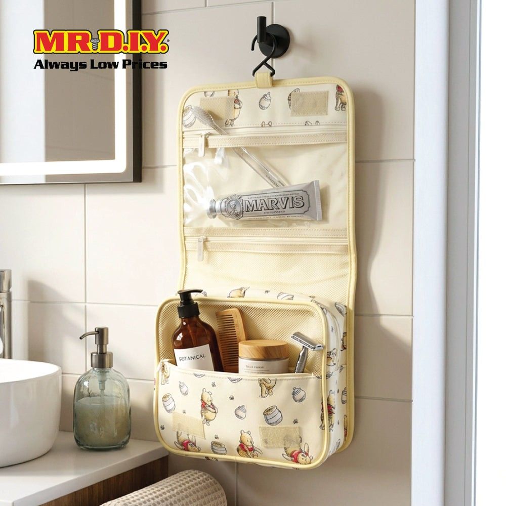 Mr. DIY Winnie the Pooh Hanging Toiletry Bag, Hobbies & Toys, Travel ...