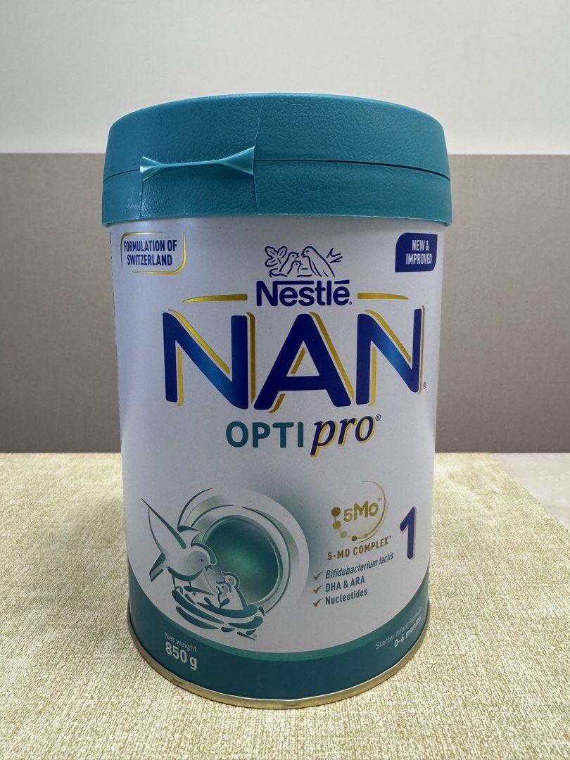 Nestle NAN Optipro 1 Infant Formula (850g), Babies & Kids, Nursing ...
