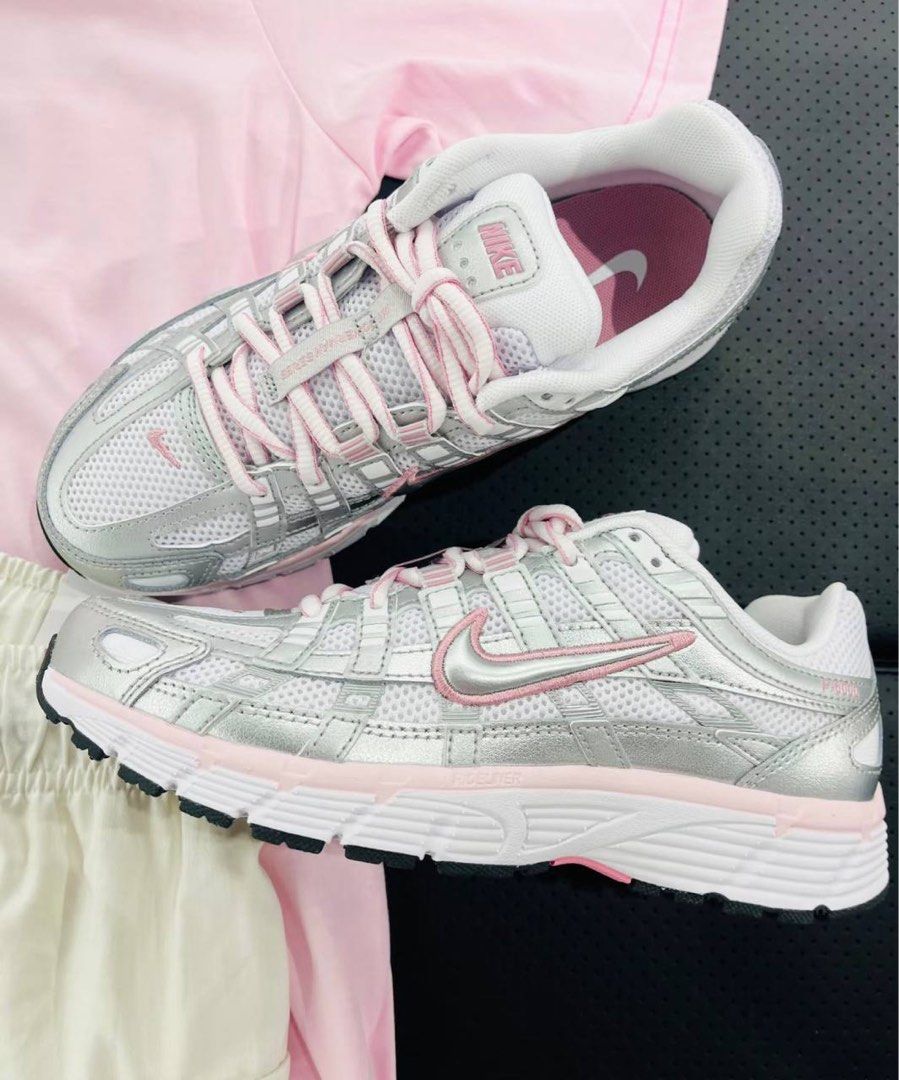 Nike P-6000 White Elemental Pink/ Silver Burgundy Plum Chalk (Women’s ...