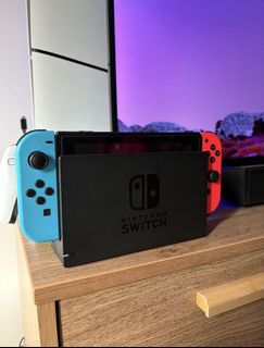 Nintendo Switch V2 Neon, Video Gaming, Video Game Consoles, Nintendo on ...