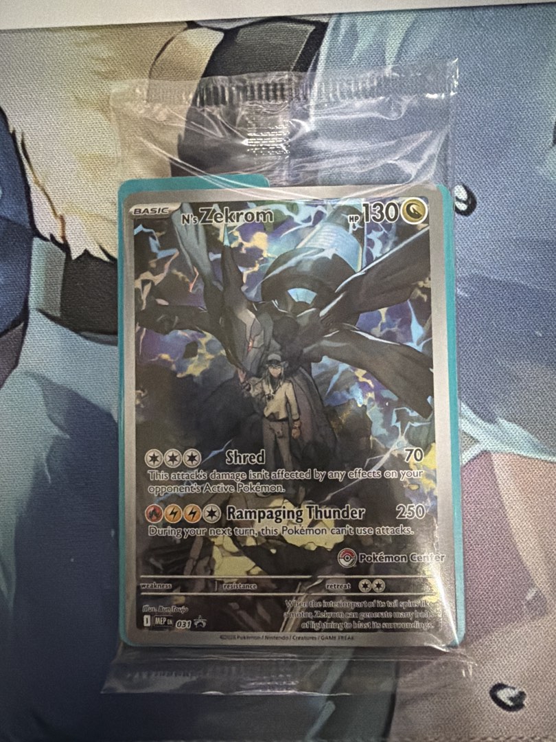 N’s Zekrom Pokemon Card Pokemon Center, Hobbies & Toys, Toys & Games on ...