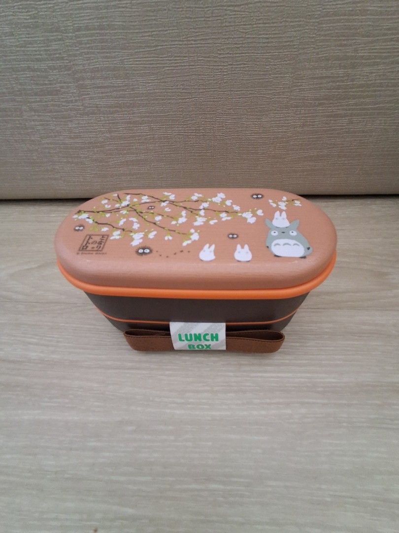 Official Oval Totoro 2-Tier Bento Box, Furniture & Home Living ...