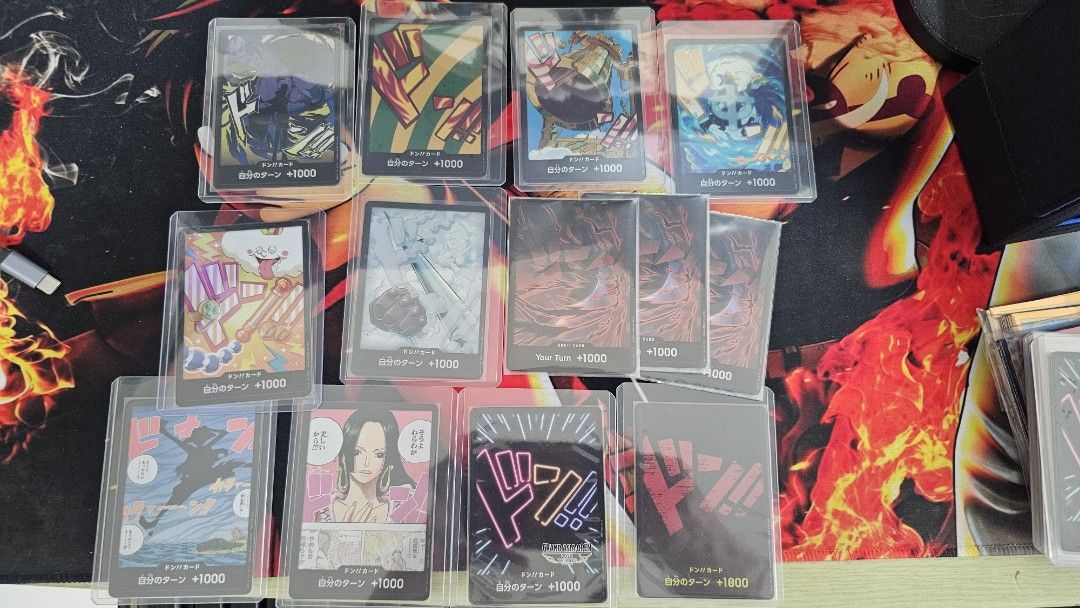 One Piece TCG collectible Don cards, foil, special limited edition don ...