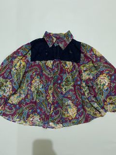 Outer batik, Fesyen Wanita, Pakaian Wanita, Atasan di Carousell