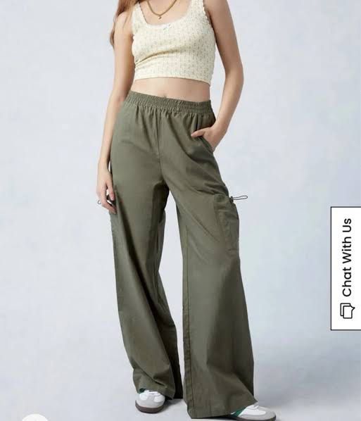 Pacsun Olive Green Cargo Pants, Women's Fashion, Bottoms, Other Bottoms ...