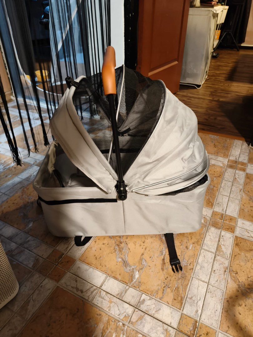 Pet Stroller - Grey, Pet Supplies, Homes & Other Pet Accessories on ...