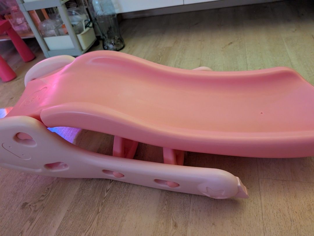 Pink Kids Slide - Indoor/Outdoor Fun, Hobbies & Toys, Toys & Games on ...