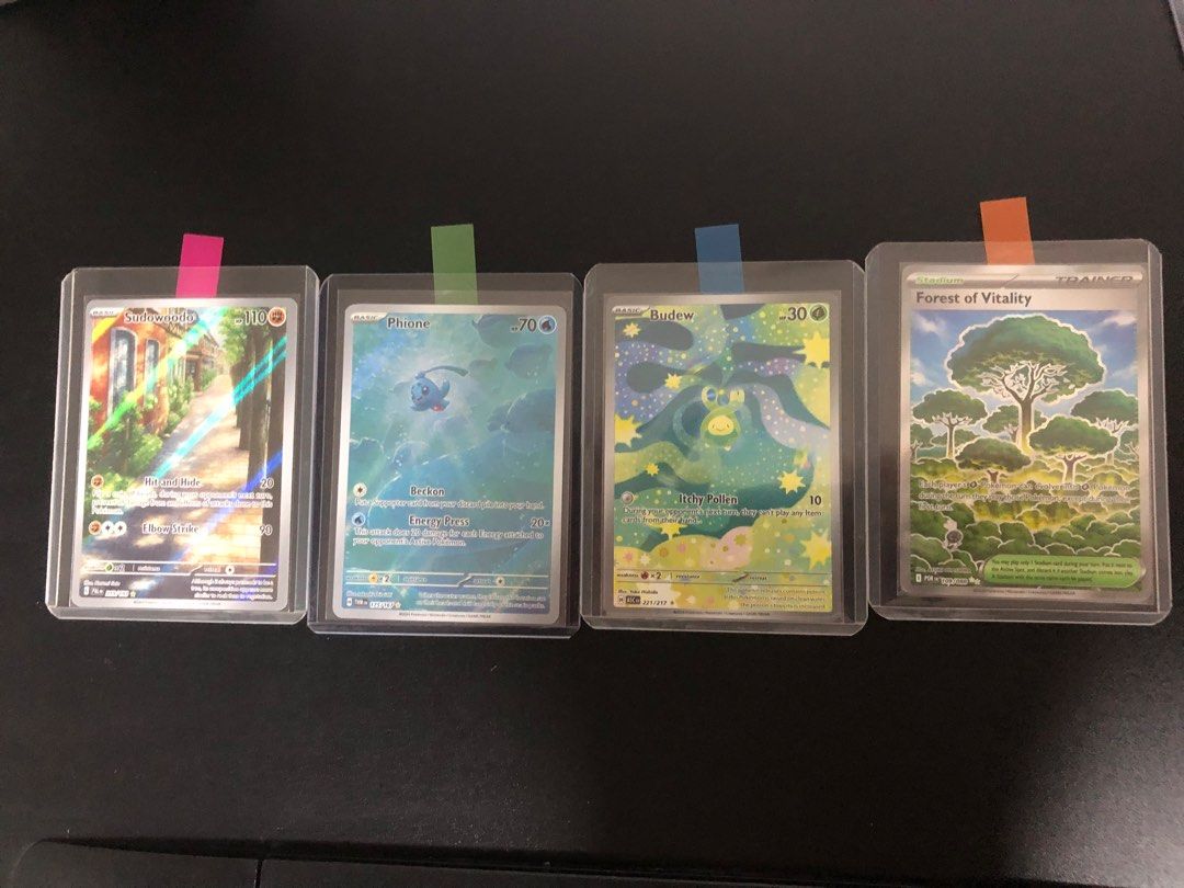 Pokemon Cards - Sudowoodo, Phione, Budew, Forest of Vitality, Hobbies ...