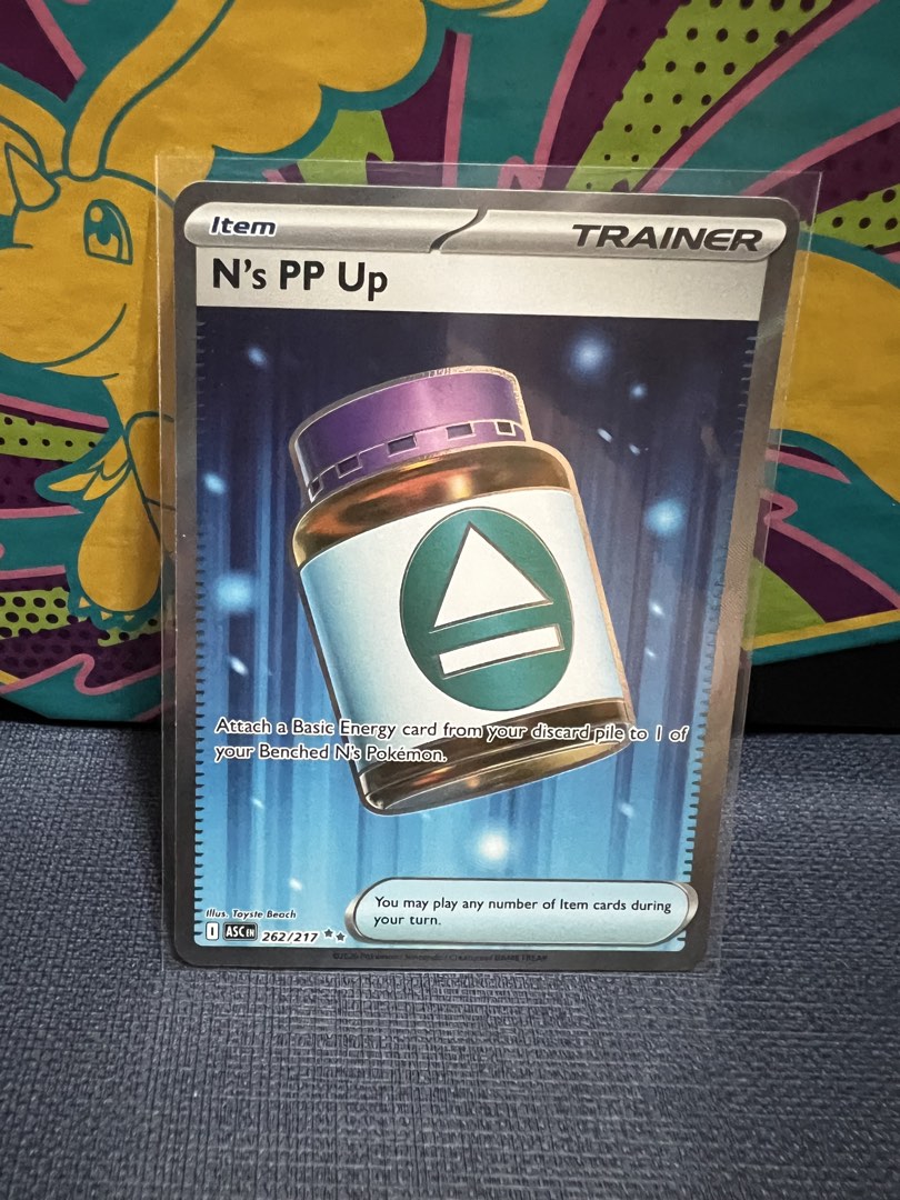 Pokemon TCG - N's PP Up Trainer Card, Hobbies & Toys, Toys & Games on ...