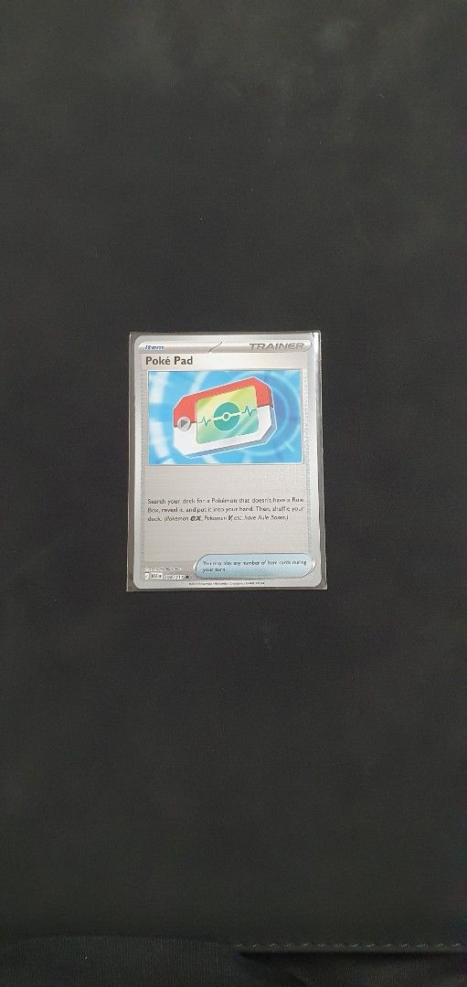 Pokemon TCG Poke Pad Reverse Holo Trainer Card, Hobbies & Toys, Toys ...