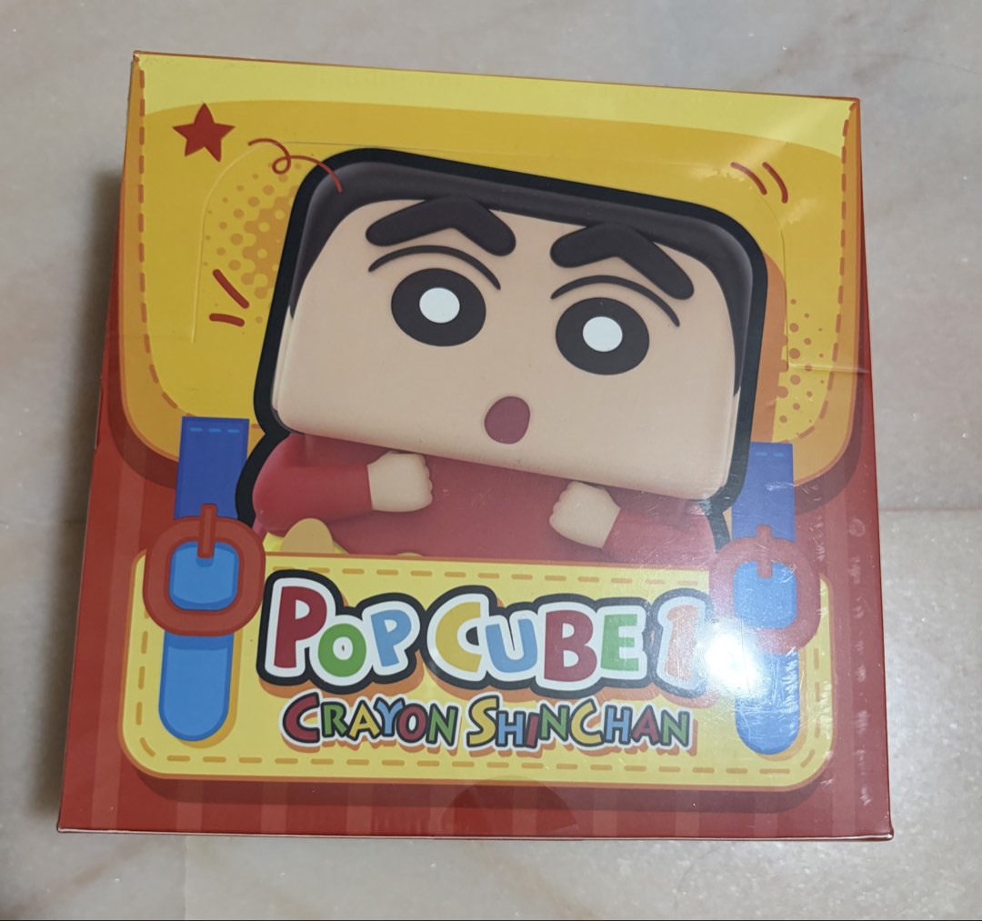 Pop Cube Crayon Shinchan Figure, Hobbies & Toys, Toys & Games on Carousell