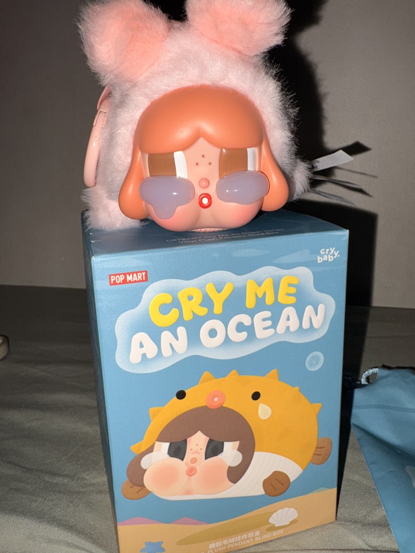 POPMART CRYBABY CRY ME AN OCEAN - Sea Bunny, Hobbies & Toys ...