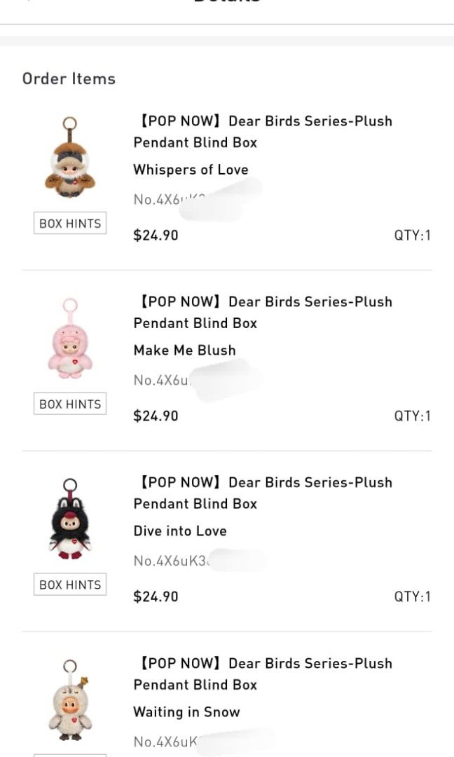 Popmart Dear Birds Series waiting in snow twinkle twinkle / dimoo ...