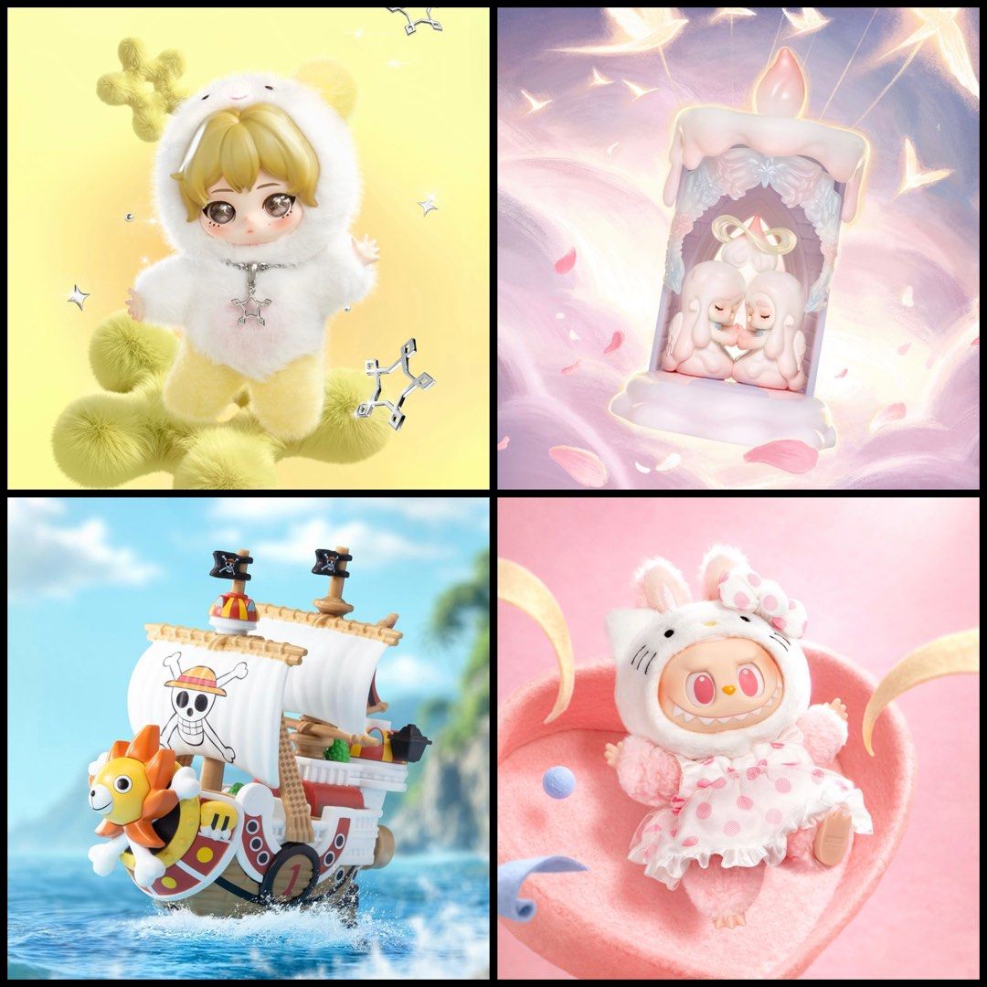 Popmart The Monsters x Sanrio Characters Series | Labubu Hello Kitty ...