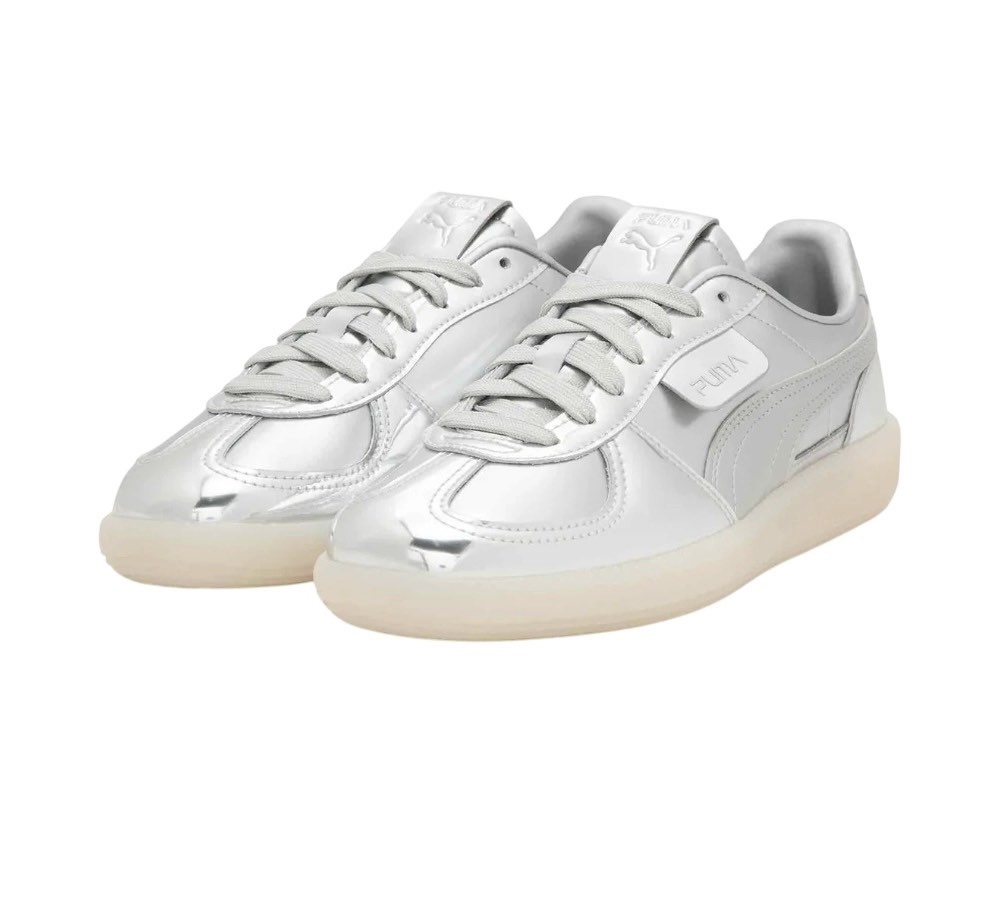 Puma Palermo x Hajime Sorayama Silver, Women's Fashion, Footwear ...
