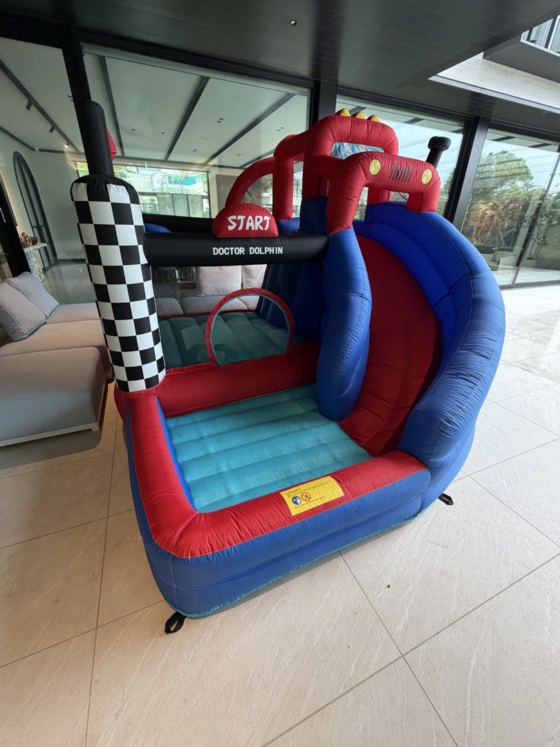 [FOR SALE] Race Car Bouncy Castle Bounce House Inflatable Castle Air ...