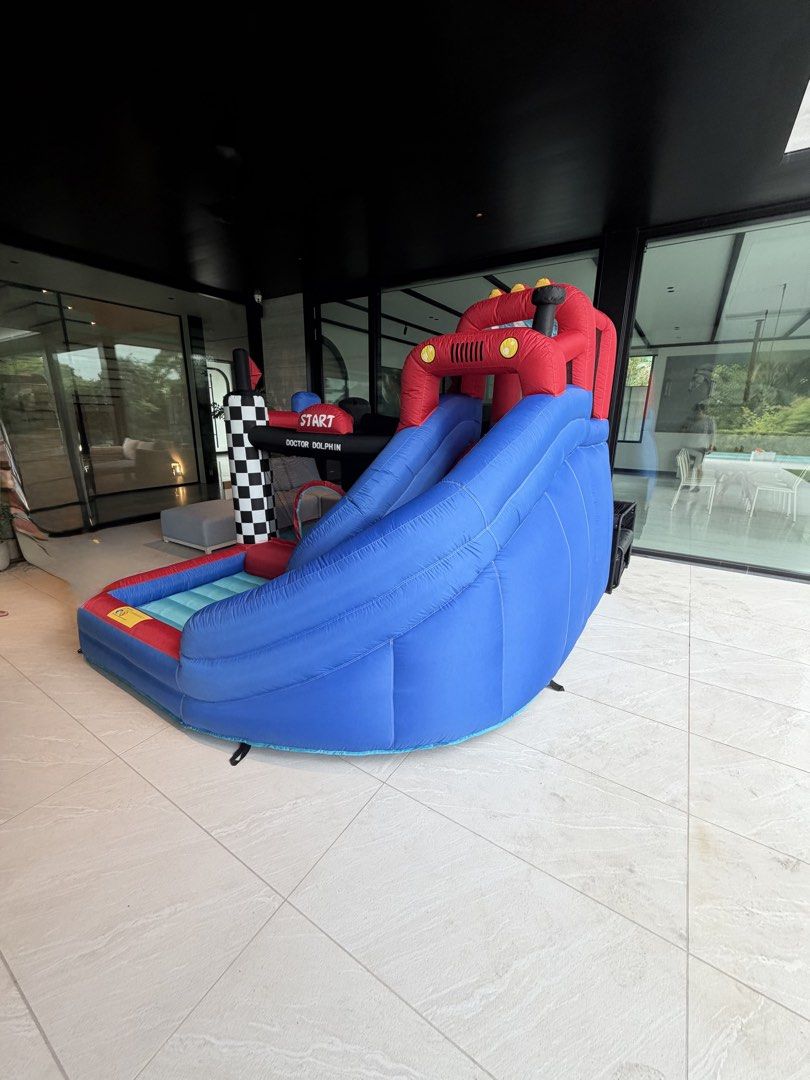 [FOR SALE] Race Car Bouncy Castle Bounce House Inflatable Castle Air ...