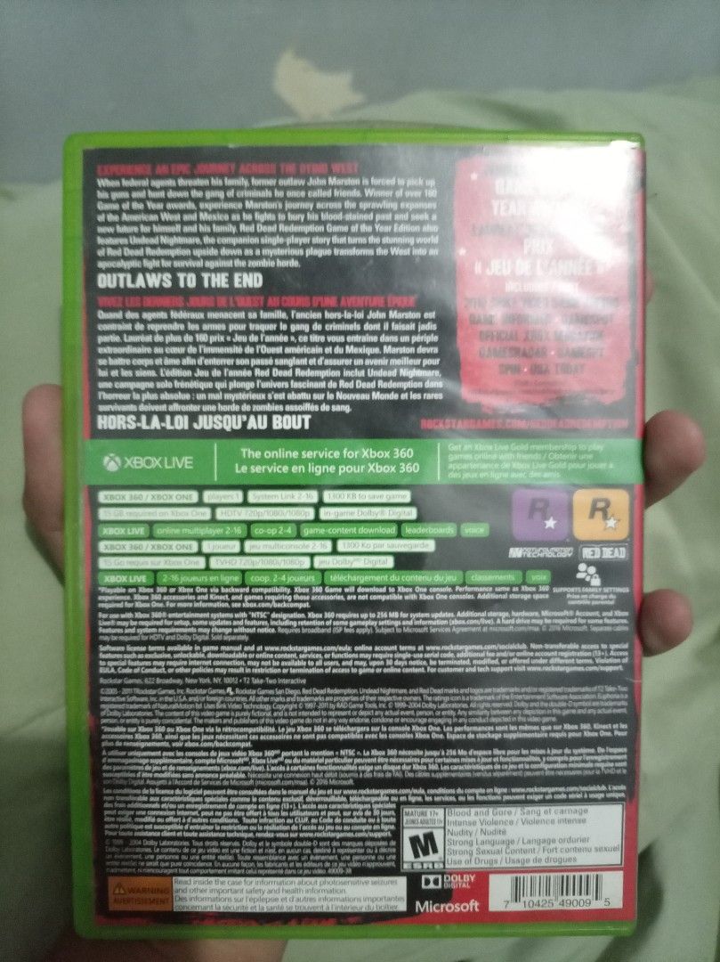Red Dead Redemption Game of the Year Edition - Xbox One & 360, Video ...
