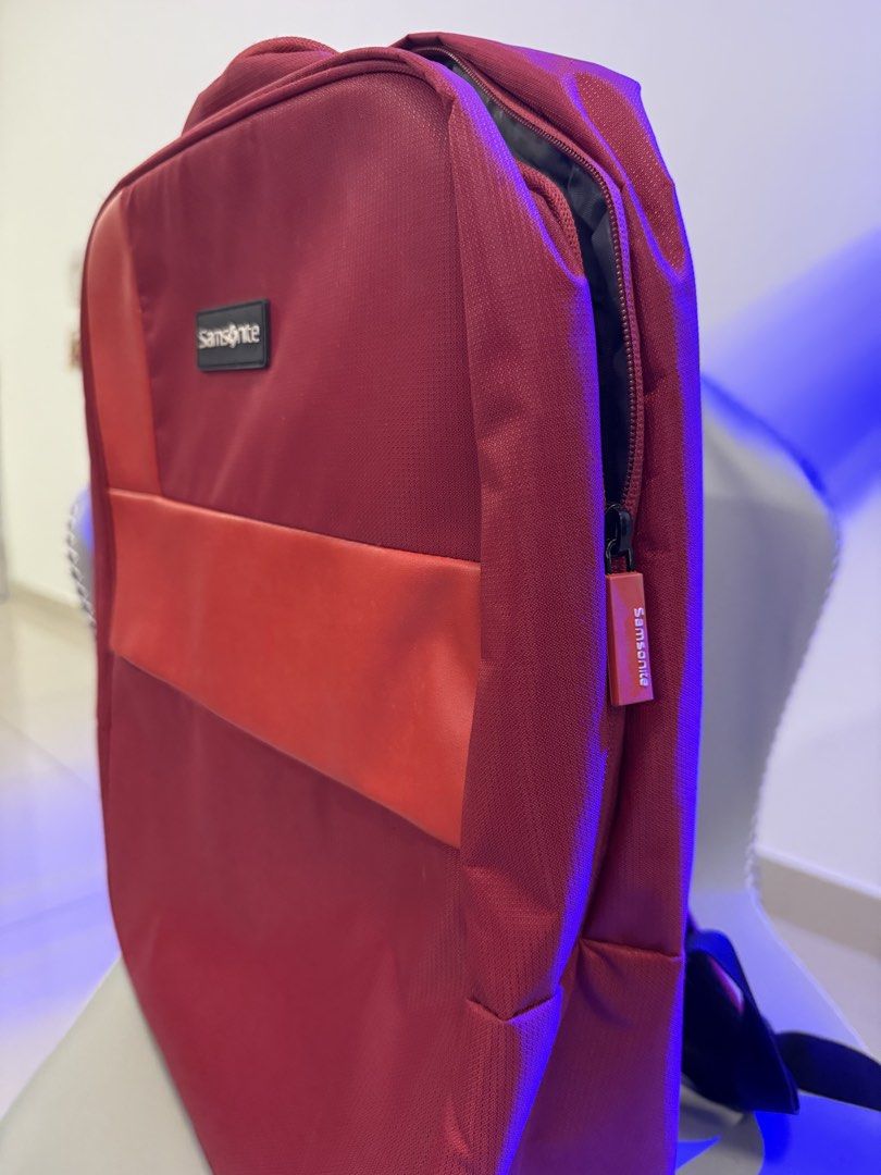 Samsonite Red Backpack, Men's Fashion, Bags, Backpacks on Carousell